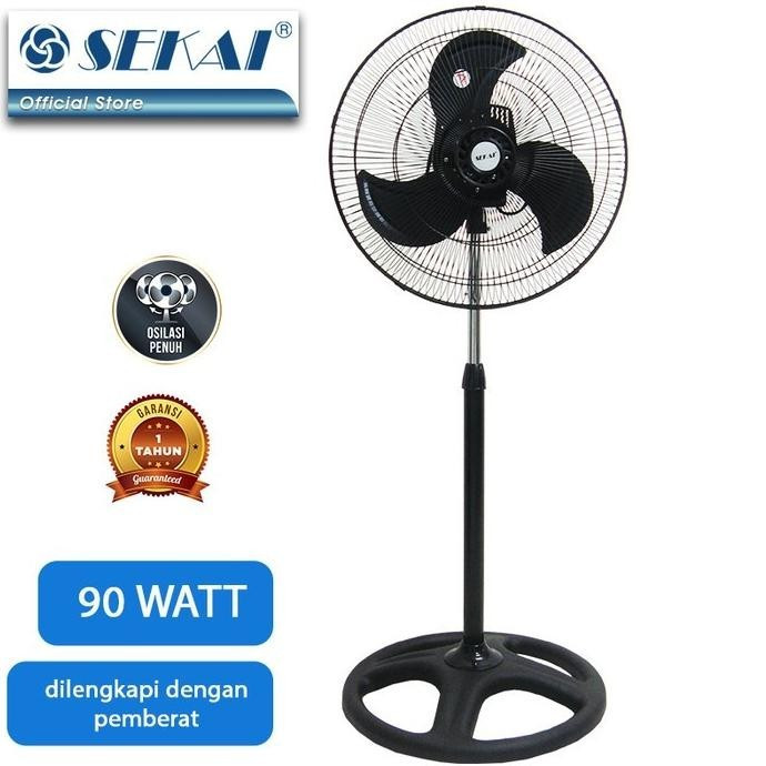 Jual Stand Fan / Kipas Angin Berdiri Sekai SFN-1808 Besi Tumpu 18" SFN 1808 90W | Shopee Indonesia