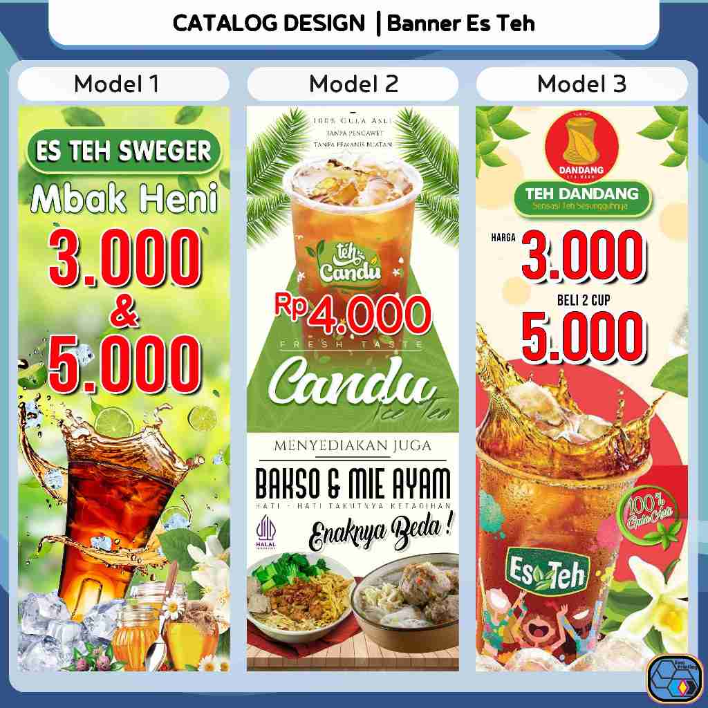 Jual Spanduk Banner Teh Poci Standing Baner Cetak Spanduk Jualan Es Teh ...