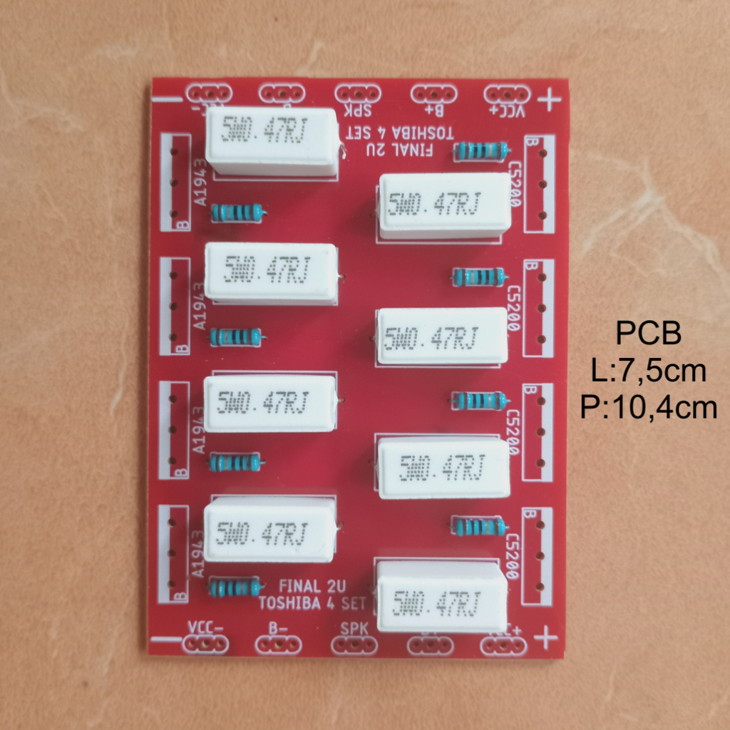 Jual LJ Kit Pcb Final 2U Toshiba 4 Set Tanpa Transistor | Shopee Indonesia