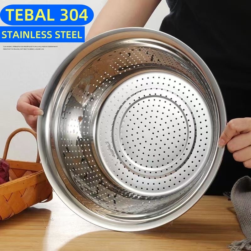 Jual Rice sieve / ceting nasi / bakul nasi stainless steel import ...