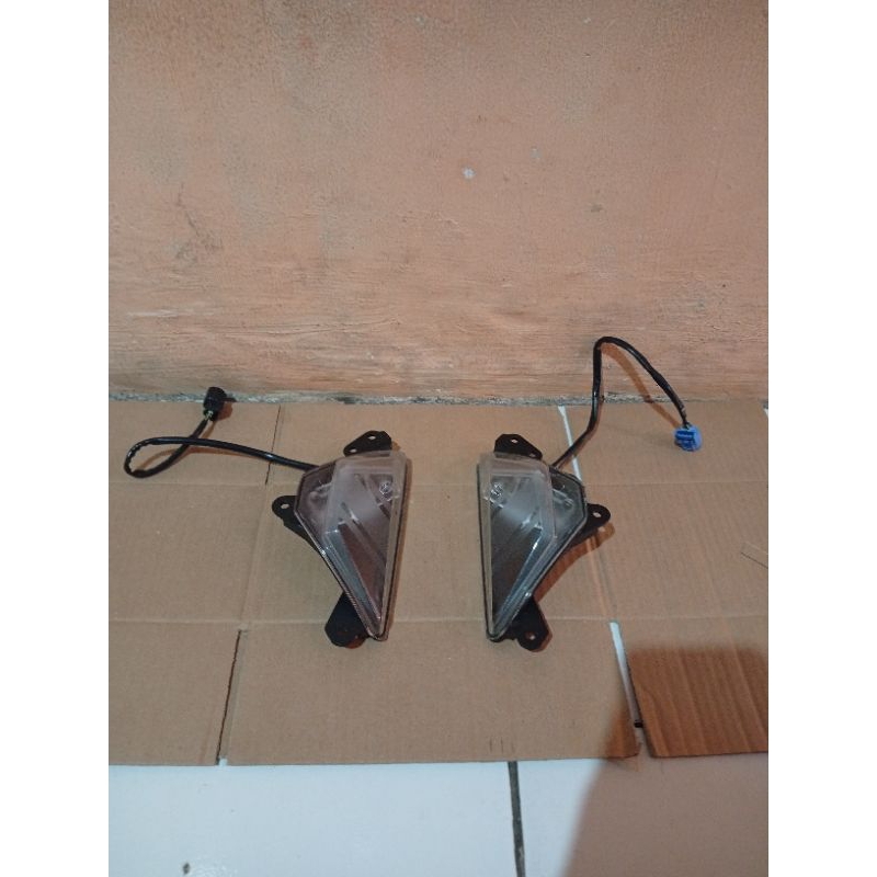 Jual Lampu Sen Sein Riting Depan Ninja 250 Fi Original copotan kanan kiri | Shopee Indonesia