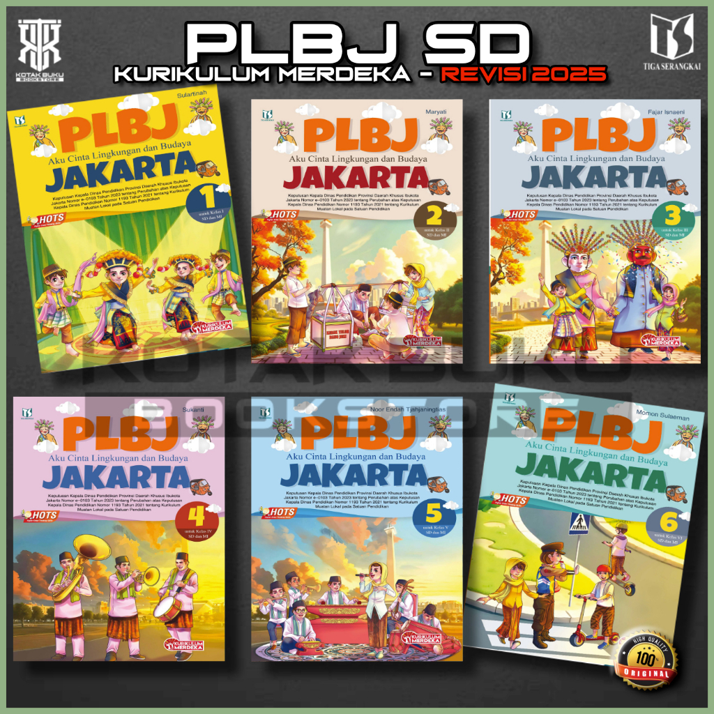 Jual BUKU PLBJ KELAS 1 2 3 4 5 6 SD Kurikulum Merdeka / Tiga Serangkai / Revis 2025 | Shopee ...