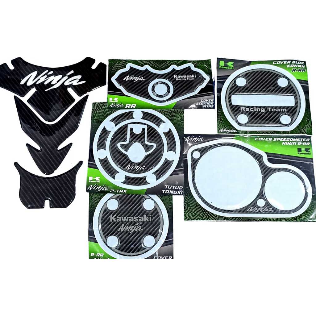 Jual sticker timbul tanki kawasaki ninja emblem stang bolok tankpad ...