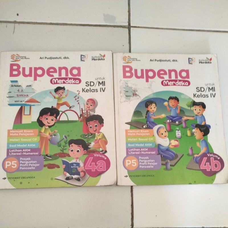 Jual Buku Bupena SD/MI Kelas 4/IV - Kurikulum Merdeka Erlangga Original | Shopee Indonesia