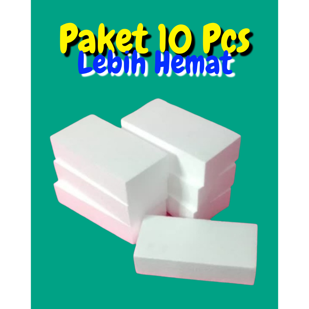 Jual PAKET ISI 10 PCS Foam Busa bunga / Oasis busa bunga Styrofoam ...