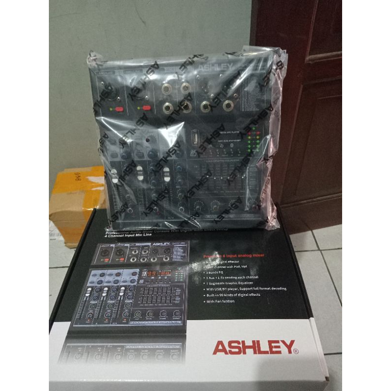 Jual Mixer Ashley Panther 402 Bluetooth 4 Channel 99 Dsp USB Recording 4ch Original | Shopee ...