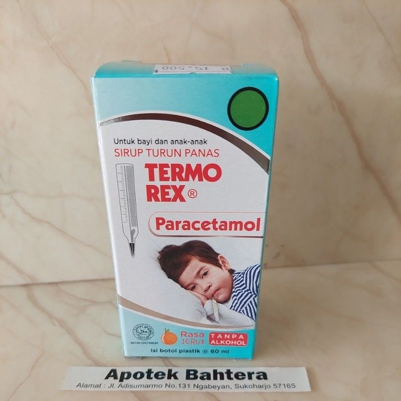 Jual TERMOREX PARACETAMOL sirup 60ml rasa jeruk | Shopee Indonesia