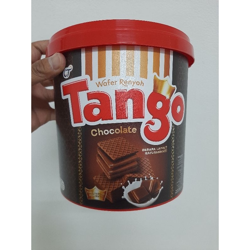 Jual TANGO CHOCOLATE JAR BULAT Kemasan 240 g | Shopee Indonesia