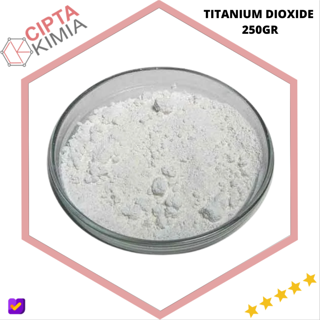 Jual TITANIUM DIOXIDE 250gr / TITANIUM DIOXIDE 1kg | Shopee Indonesia