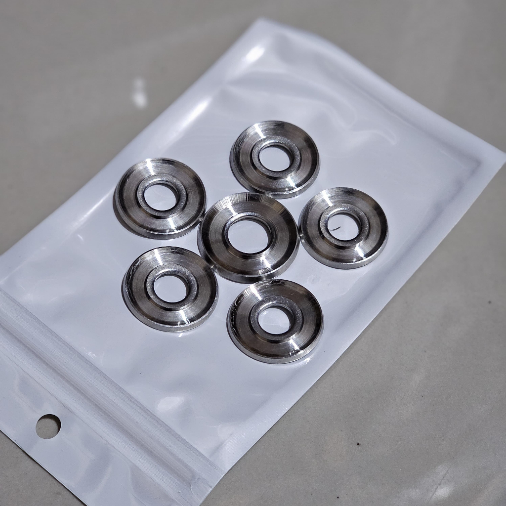 Jual ring m6 m8 lebar bubut SPIRAL stainless THE A2-70 handmade ...
