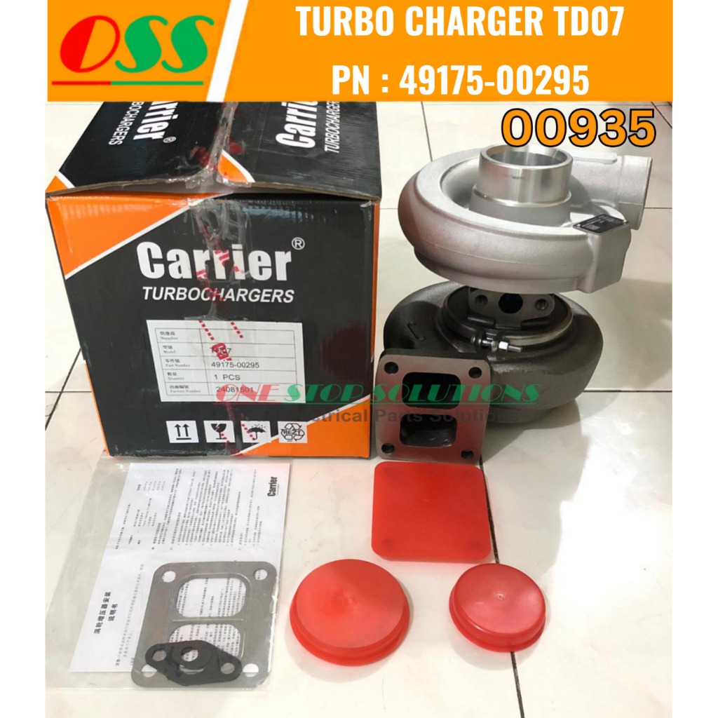 Jual TURBOCHARGER TURBO CHARGER MITSUBISHI TD07 PN 49175-00295 ME091433 UNTUK GENSET | Shopee ...