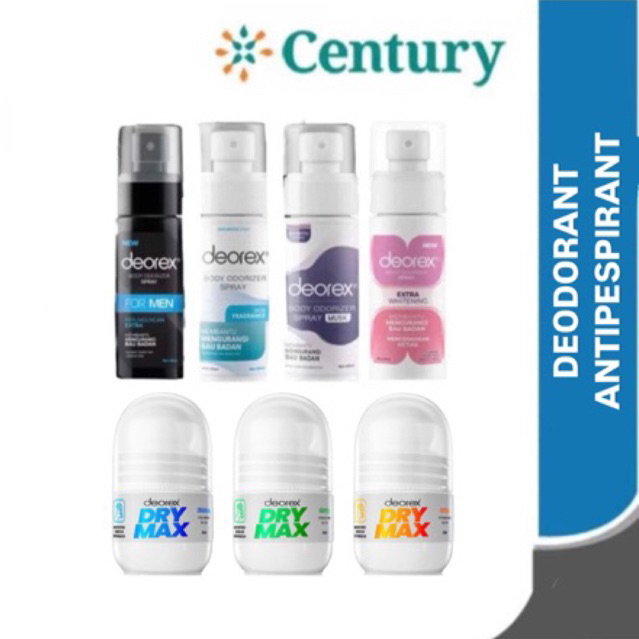 Jual Deorex Body Odorizer dan Dry Max Roll On /Deodorant /Body Spray ...