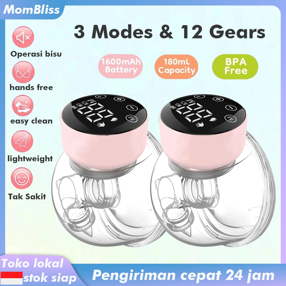 Jual Pompa Asi Electric Handsfree Hisap Kuat Breast BAP Free ASI Bayi Baru Lahir Breast Pump ...