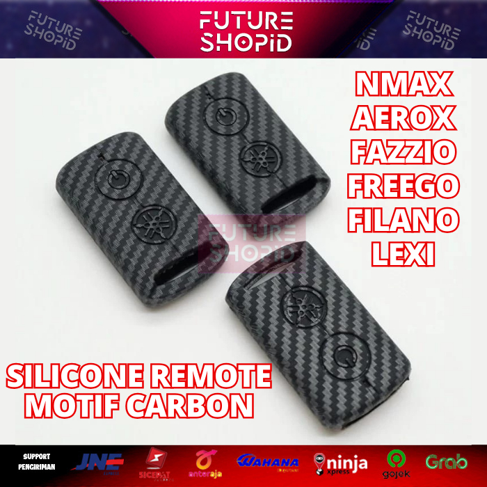 Jual SILICONE CARBON Aerox Nmax Lexi Freego Filano Fazzio Cover Kunci ...