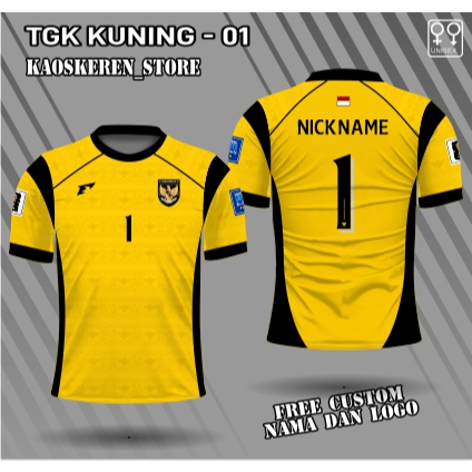 Jual jersey kiper timnas 2025 terbaru baju kiper timnas indonesia kaos ...