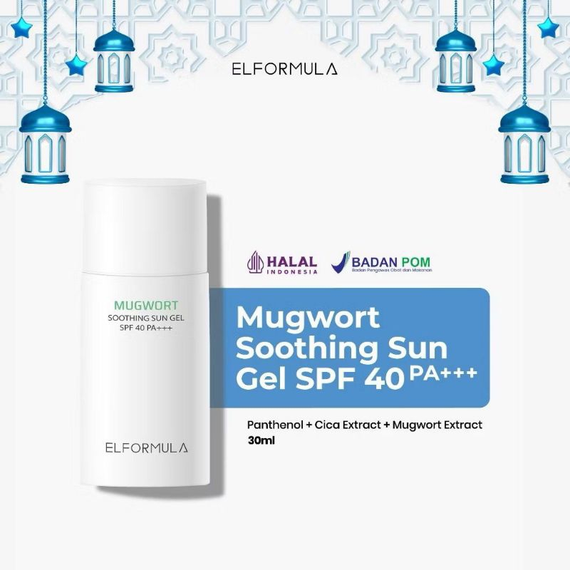 Jual [NEW SIAP KIRIM] ELFORMULA Mugwort Soothing Sun Gel SPF 40 PA ...