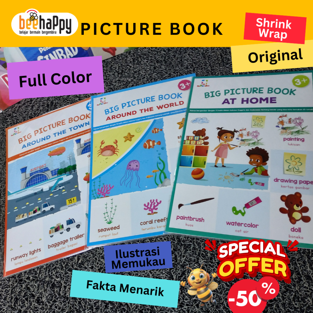 Jual Buku Anak Big Picture Book | Shopee Indonesia