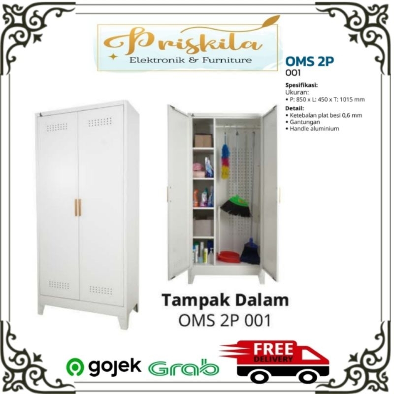 Jual Lemari loker 2 pintu besi / loker 2 pintu besi / rak penyimpanan besi / rak serbaguna ...
