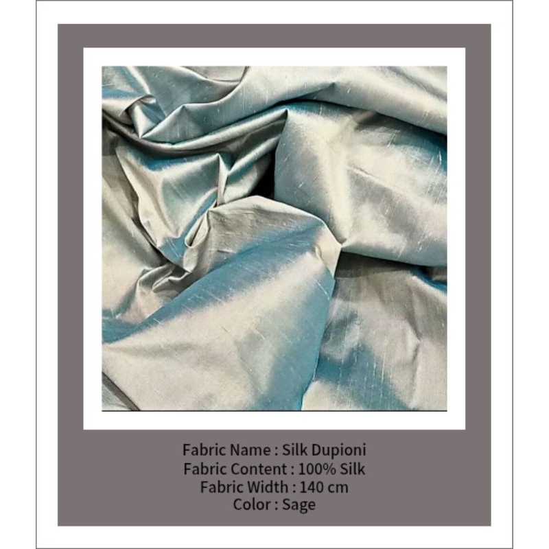 Jual JAHAN-ARA™ - BMP - Sage - Kain Satin - Kain Silk - Kain Sutra ...