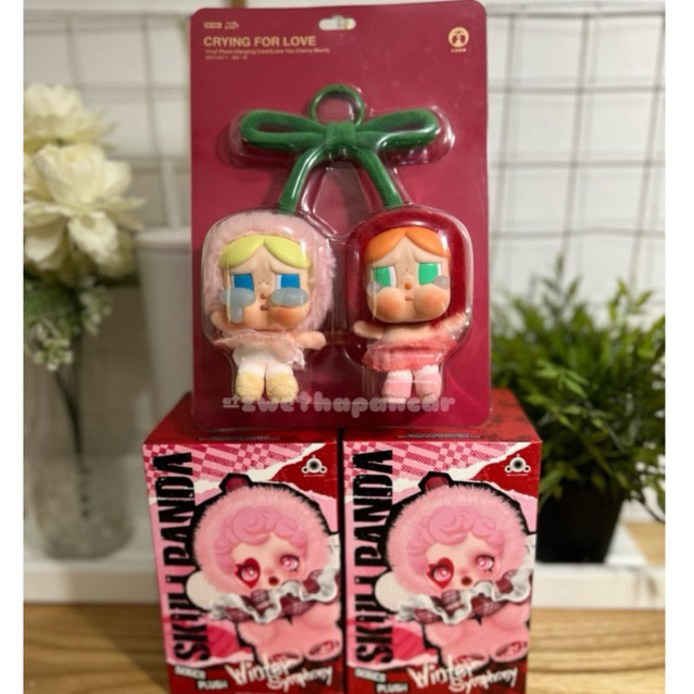 Jual POP MART CRYBABY Crying For Love Series - Vinyl Plush Hanging Card ...