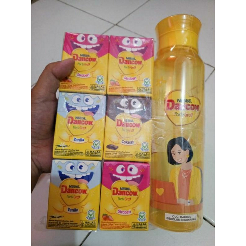 Jual Paket Susu Dancow / Kemasan 110ml x 6 Pcs (Free Botol Elegant ...