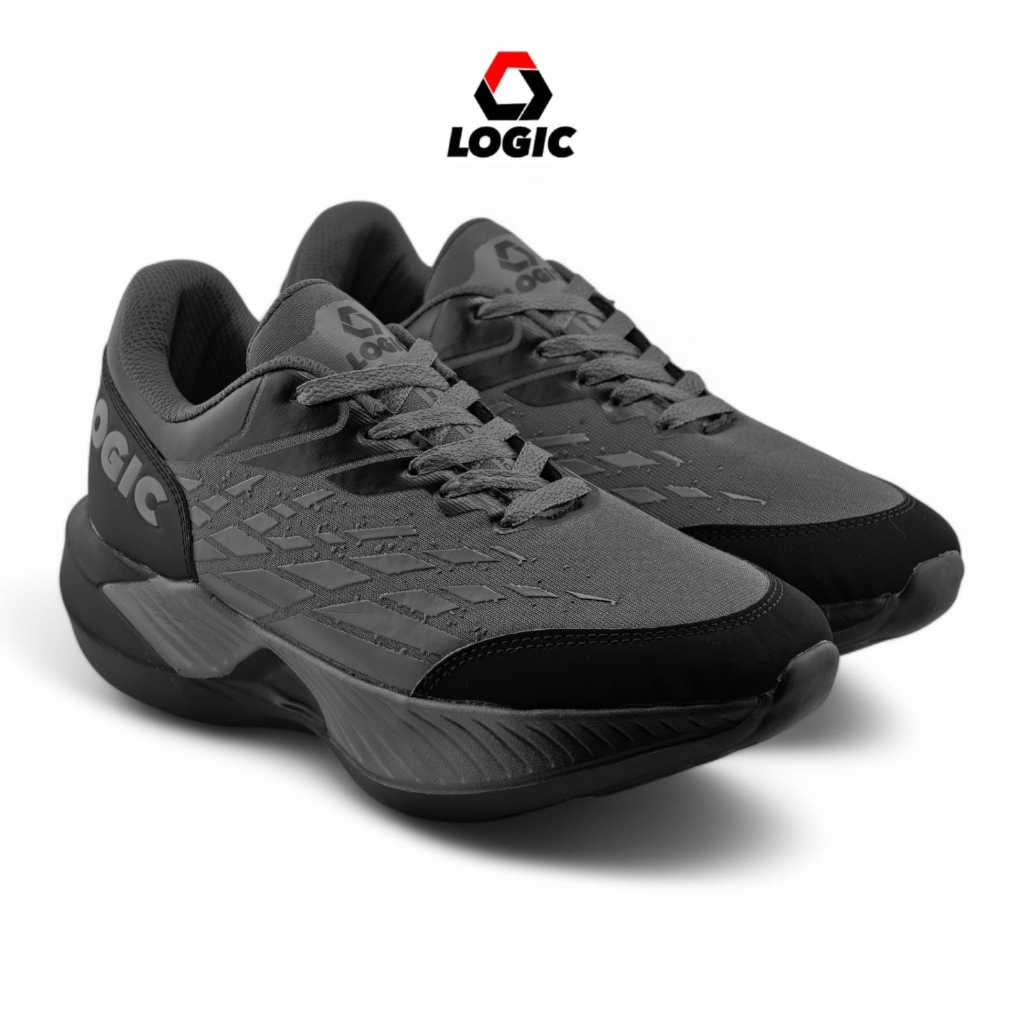 Jual Logic - Sepatu Running Pria Olahraga Casual | Series Winner Grey ...