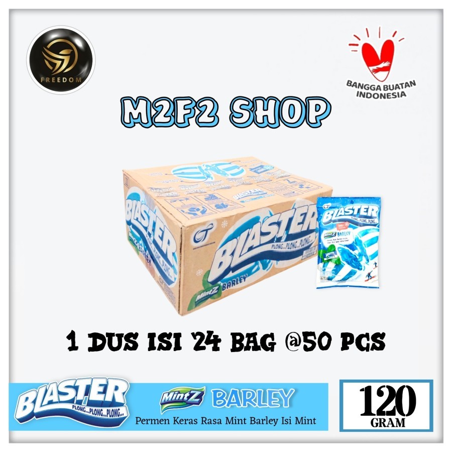 Jual Blaster Plong Plong Plong Permen Mintz Barley Extra Fresh | Bag ...