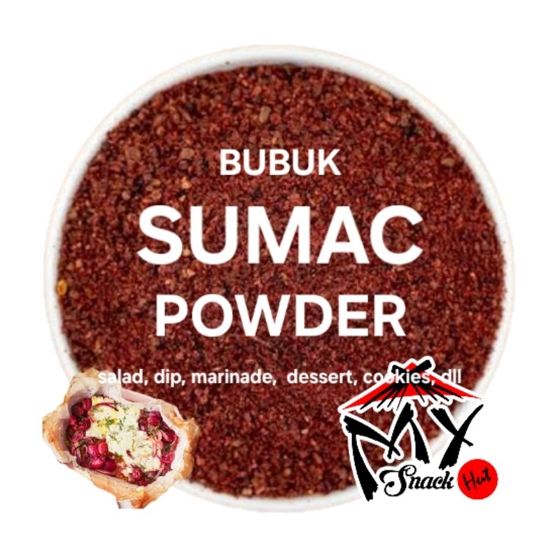 Jual SUMAC POWDER 250GR BUBUK SUMMAQ SUMMAC SUMAK SOMAK SUMACH DARK RED ...