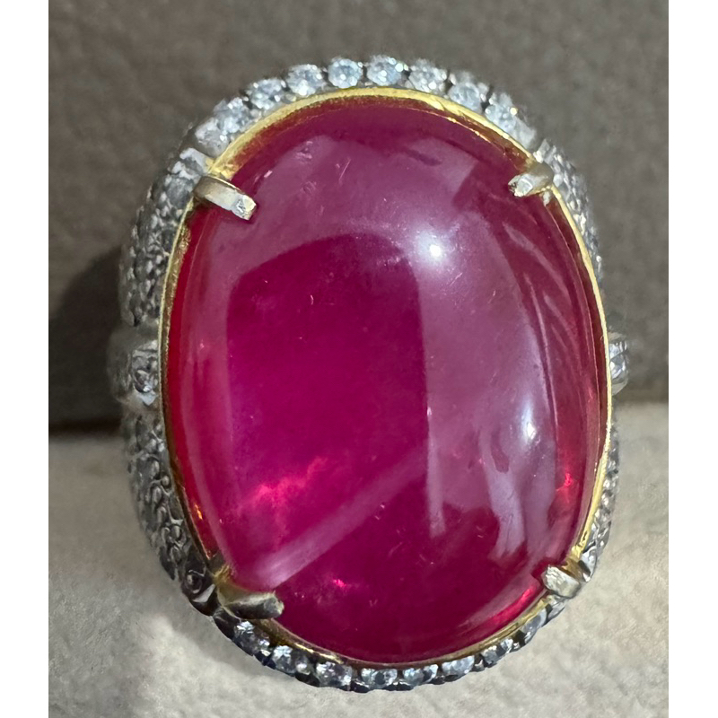 Jual Batu HQ red Ruby Burma Myanmar sertifikat 21,14 crt kualitas ...