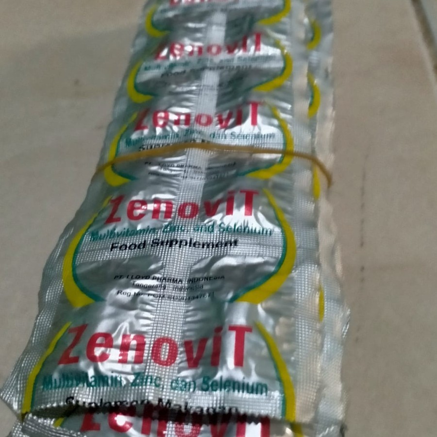 Jual Zenovit suplemen multivitamin daya tahan tubuh stripan | Shopee ...