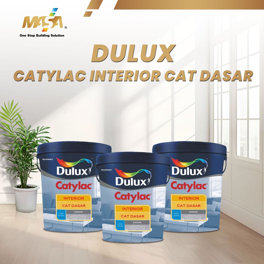 Jual CATYLAC INTERIOR CAT DASAR CAT ALKALI KEMASAN 21KG | Shopee Indonesia