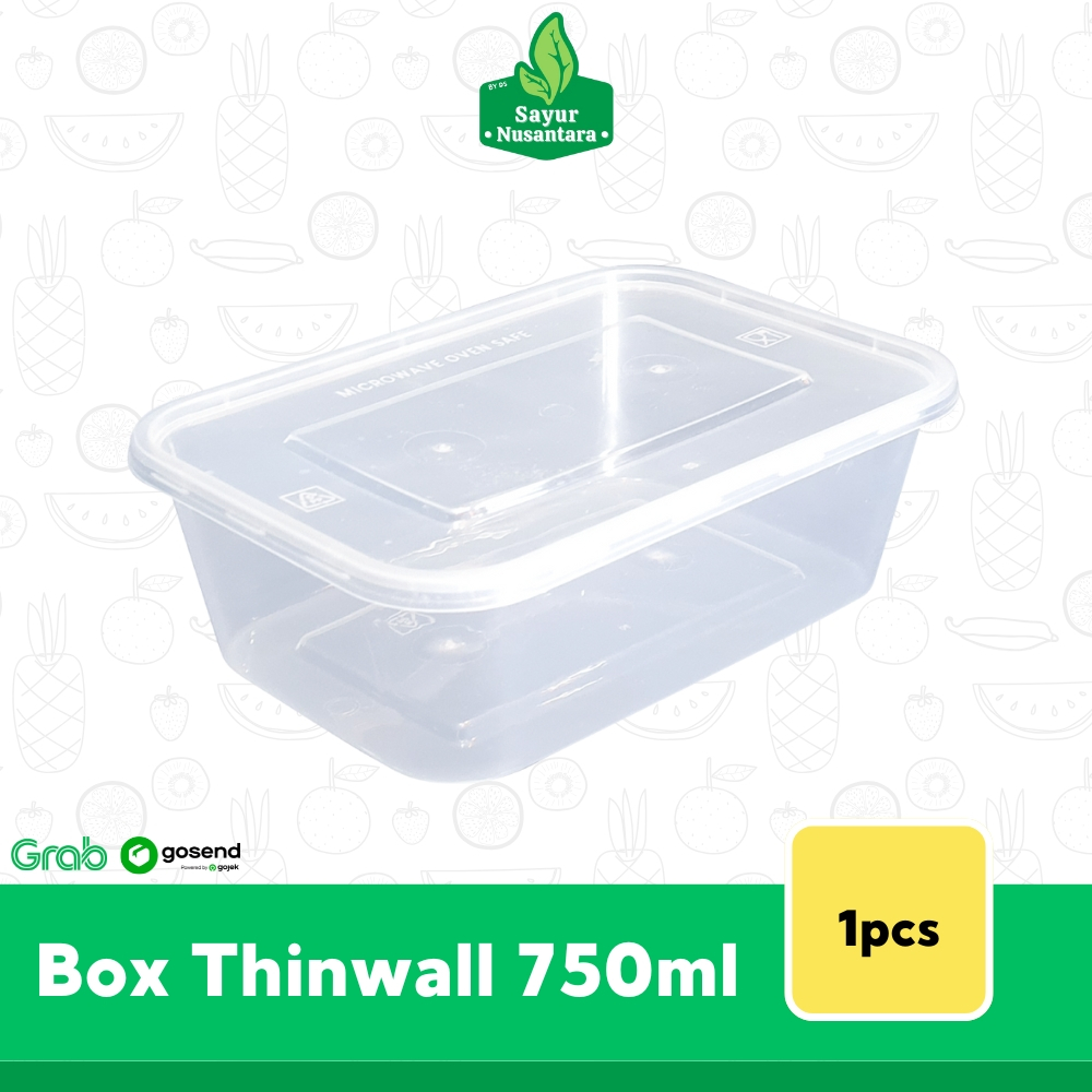 Jual Box Thinwall 750ml - Sayur Nusantara | Shopee Indonesia