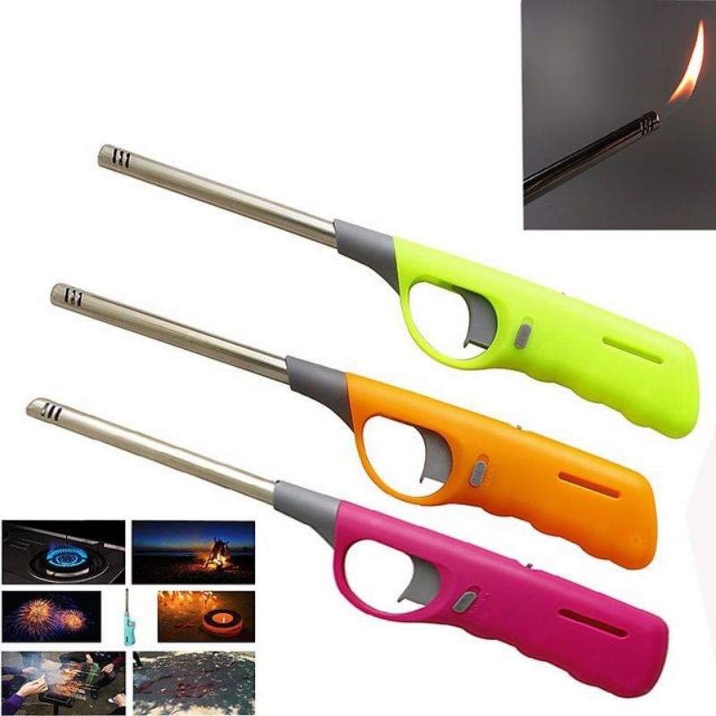 Jual pemantik Api Kompor Gas Bisa isi Ulang Korek Lighter Portable ...
