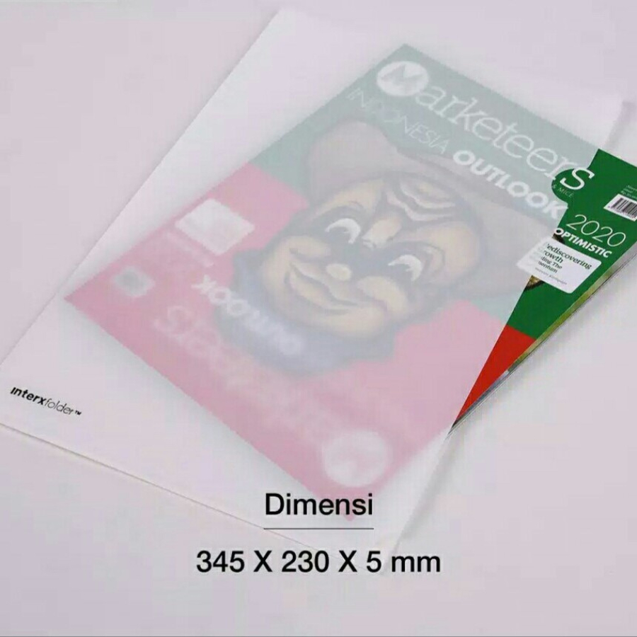 Jual Map L Folder Folio F4 Inter X Opaque / Semi Bening per pack isi 12 ...