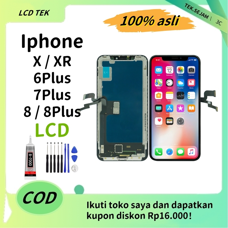 Jual 【ORIGINAL】LCD iPhone X / XR / 11 / 6p / 7p / 8p LCD TOUCHSCREEN ...