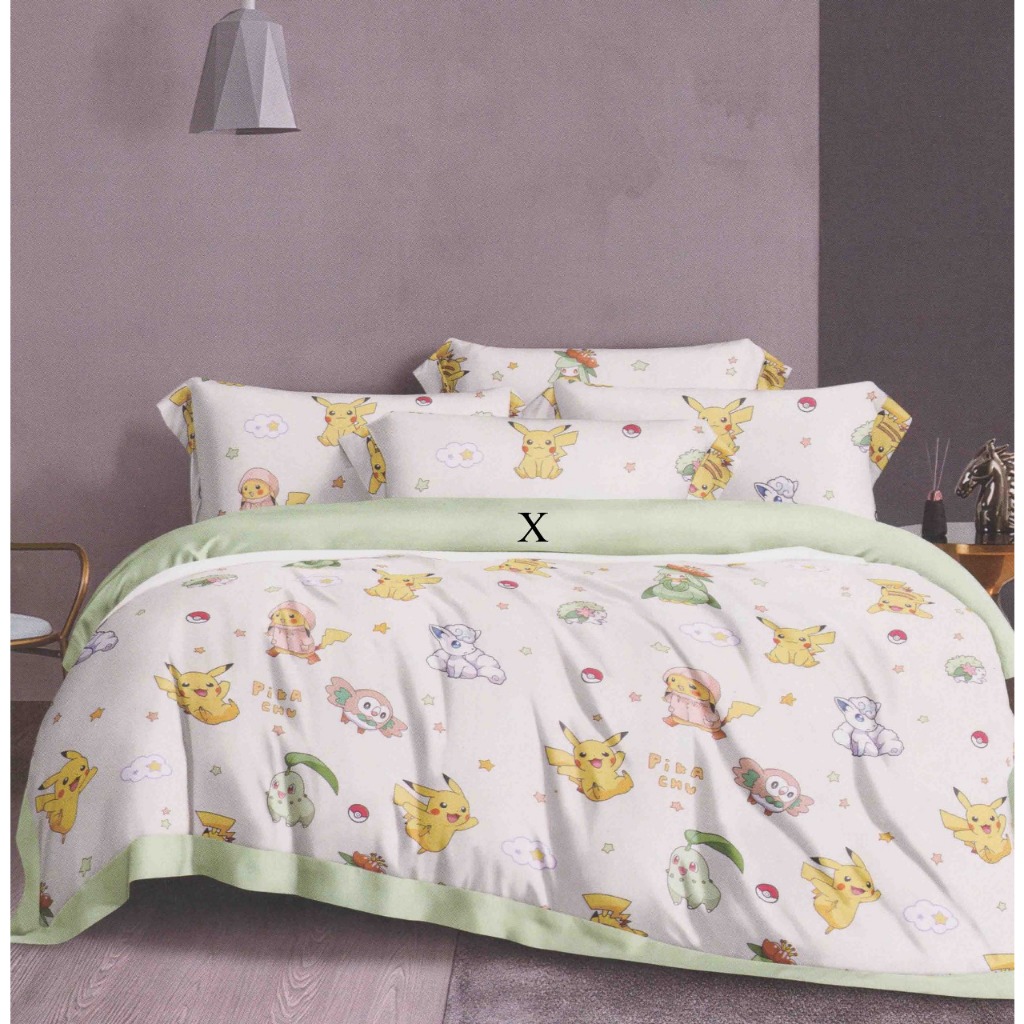 Jual Sprei set Sutra Serat Bambu Cold Bear / Lb Cute / Pokemon Go ...