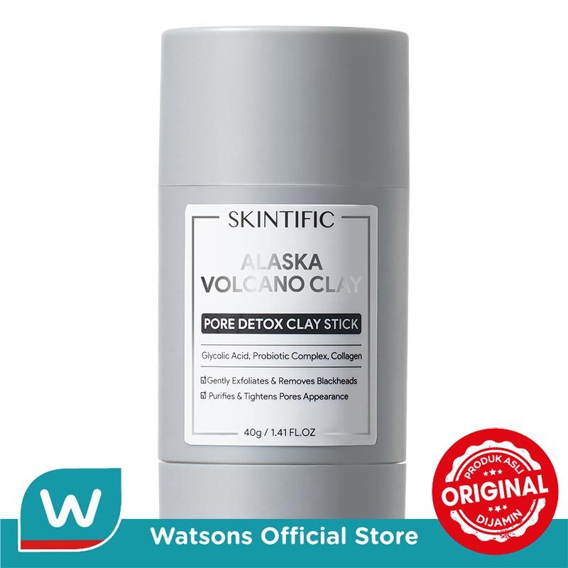 Jual Skintific Alaska Volcano Pore Clay Stick 40g | Shopee Indonesia