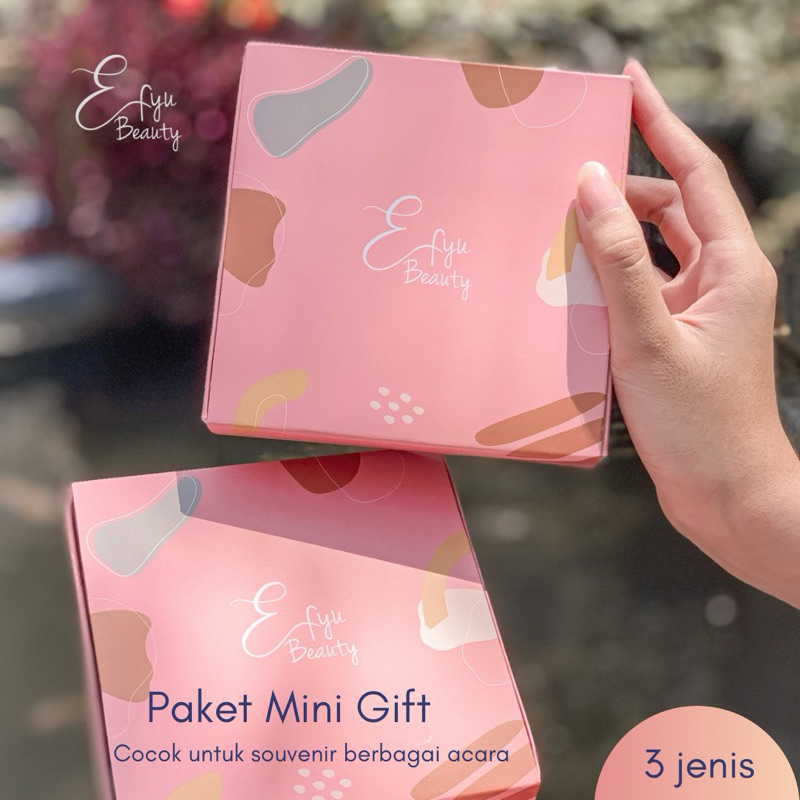 Jual Paket Mini Gift Efyu Beauty Pink dan Biru / souvenir siraman ...