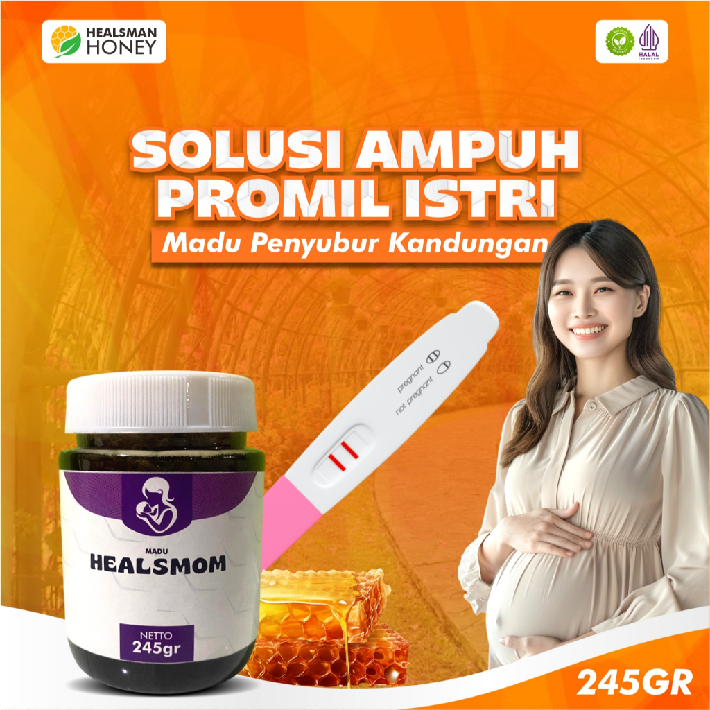 Jual Madu HEALSMOM Obat Herbal Zuriat Promil Penyubur Kandungan Istri ...
