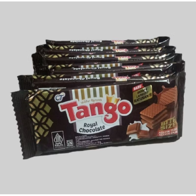 Jual Tango Wafer Royal Chocolate | Krim Cokelat Sachet-16 gr | Shopee ...
