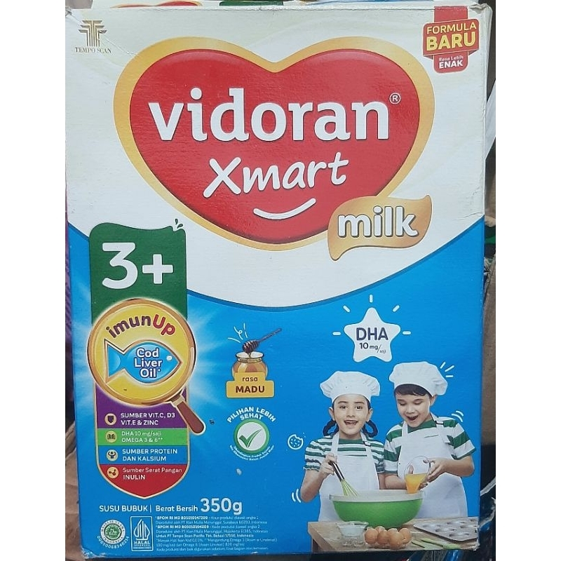 Jual VIDORAN 3+ MADU 350g (RIJEK BOX) | Shopee Indonesia