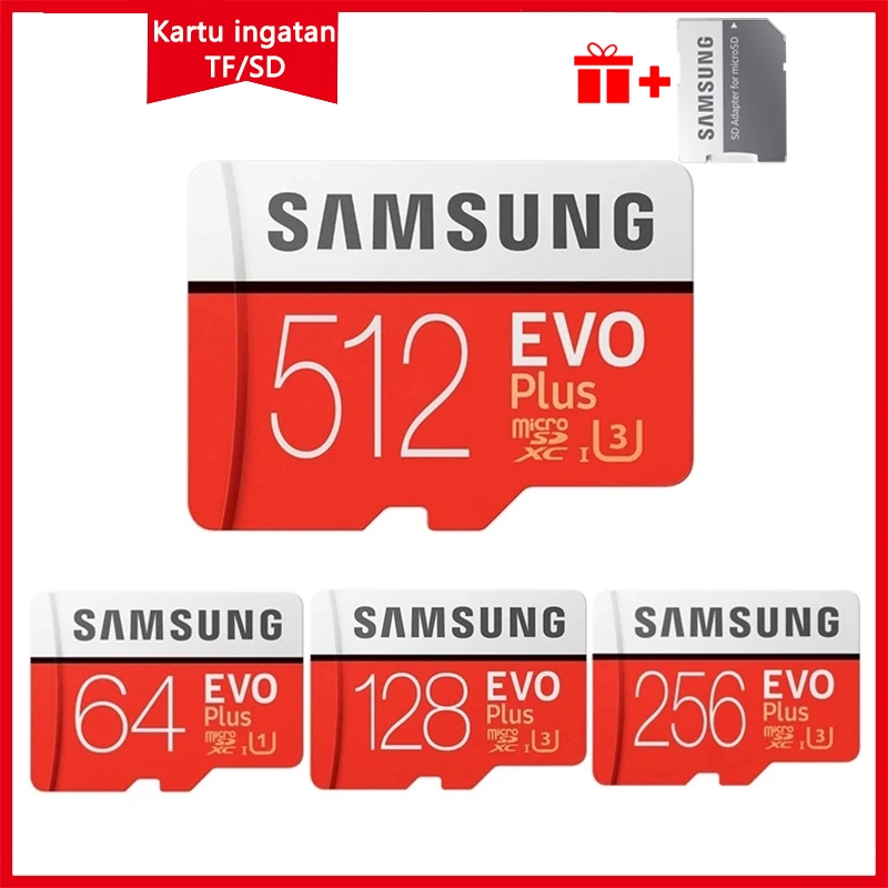Jual Micro SD 128GB, 256GB, 512GB, 1024GB Klas 10 kartu ingatan TF ...