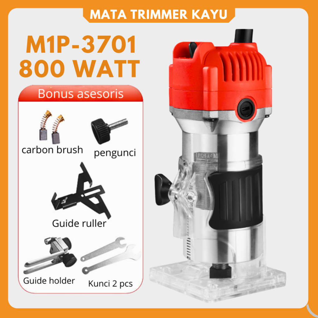 Jual Mesin Trimmer kayu profil kayu M1P-3701 Mesin Router murah 800W ...