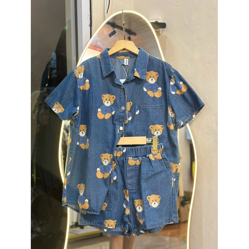 Jual SYFBELL SET BKK | Setelan hotpants wanita import | setelan bkk | Shopee Indonesia