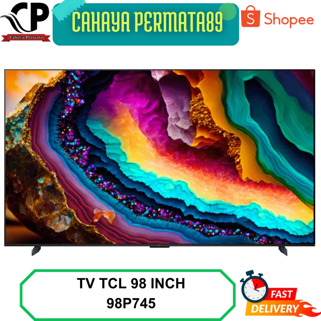 Jual TCL 98P745 SMART GOOGLE TV ANDROID UHD 4K 98 INCH 144Hz DOLBY ...