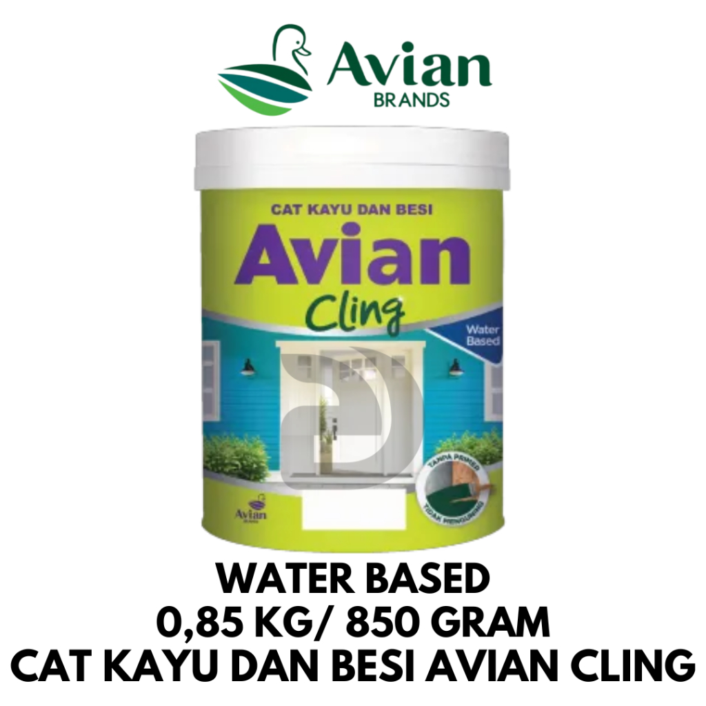 Jual Cat Kayu dan Besi Avian Cling Gloss Water Base 0,85 Liter / AVIAN ...