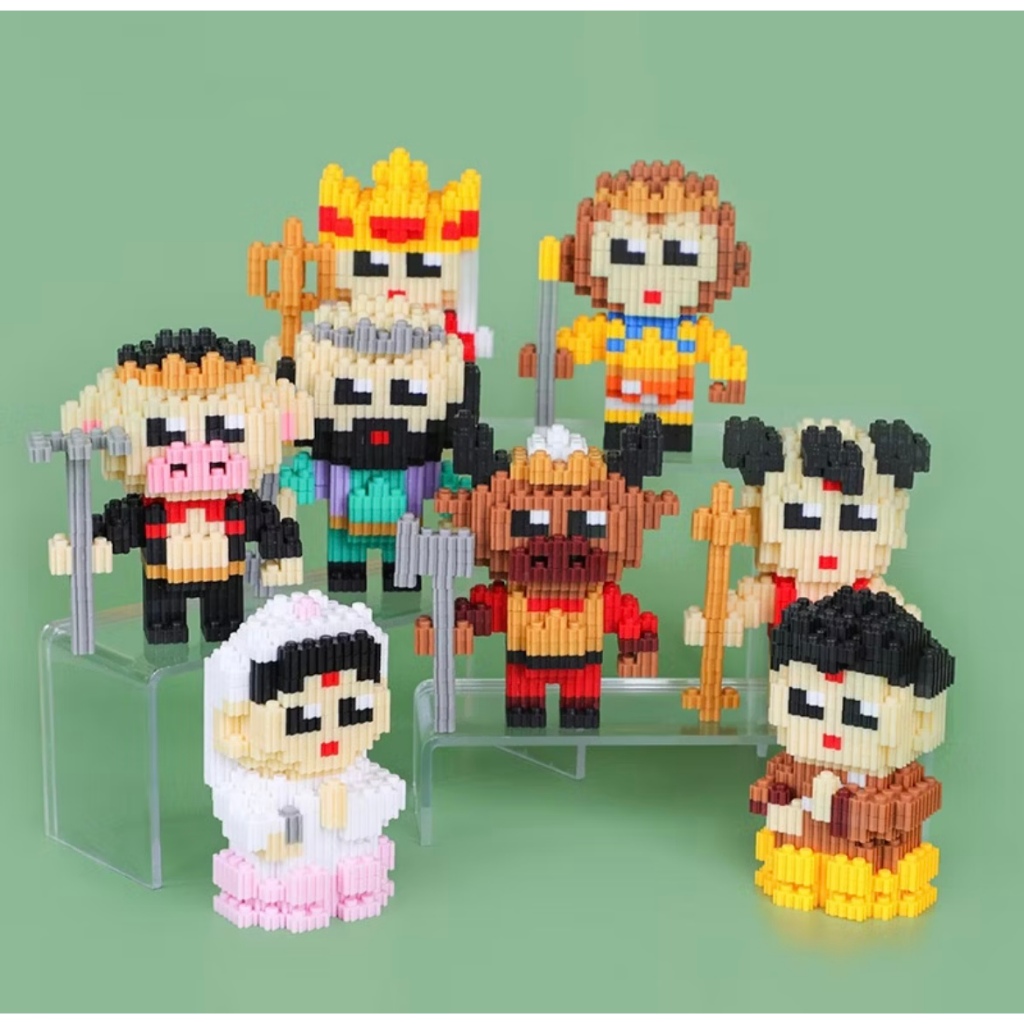 Jual SMU - Mainan Nano Blocks MINI Series Sun Go Kong, Blok Susun Kera ...