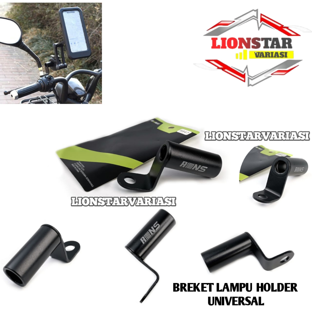 Jual Breket Bracket Spion Polos Tambahan Dudukan Lampu Tembak CNC Stand ...