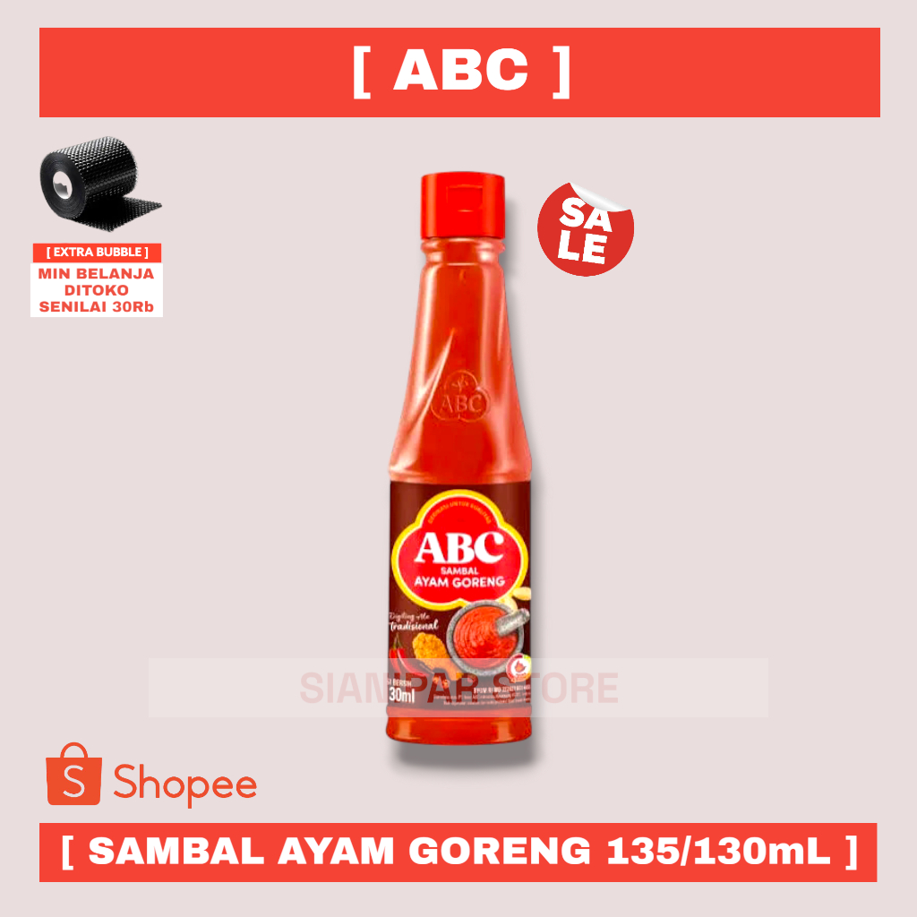 Jual ABC SAMBAL AYAM GORENG BTL 135/130mL | Shopee Indonesia