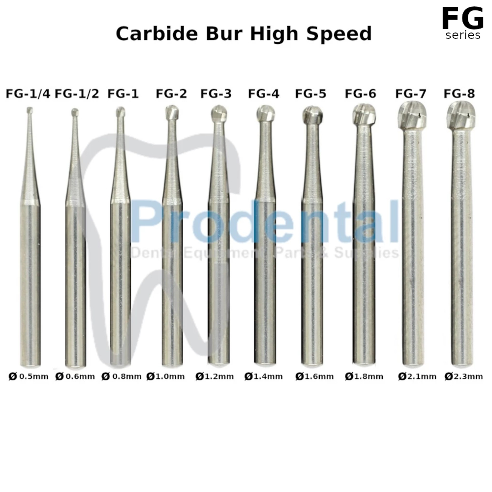 Jual Bur tulang carbide tungsten bur gigi metal highspeed round fissure ...